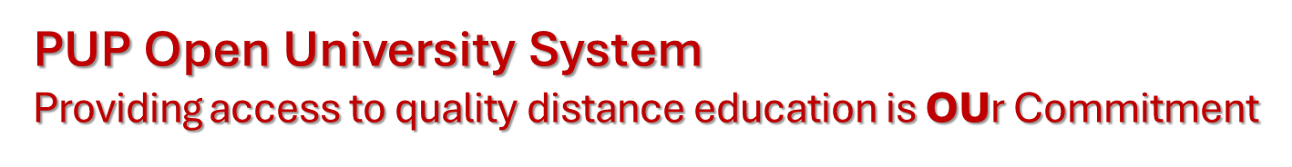 PUP Open University System eMabini Learning Portal